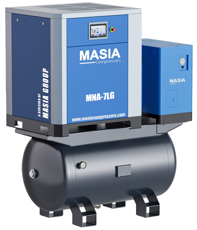 Screw Air Compressor • Masia Compressors energy-efficient and cost ...